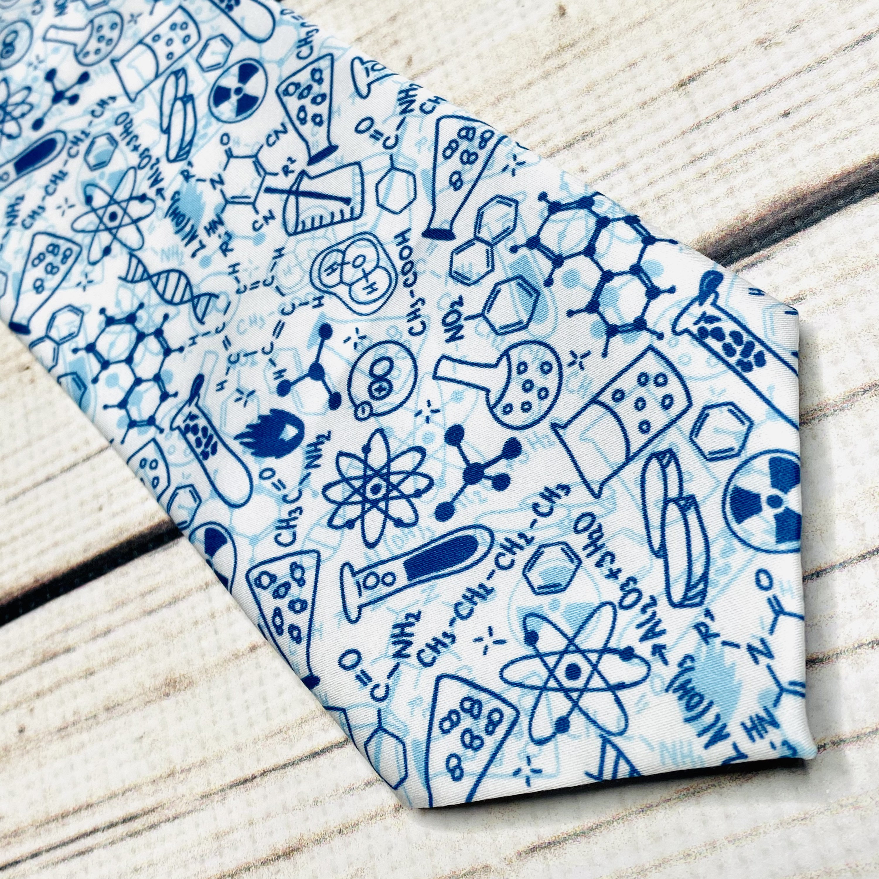Chemistry Tie Science Necktie Laboratory Necktie Physics - Etsy