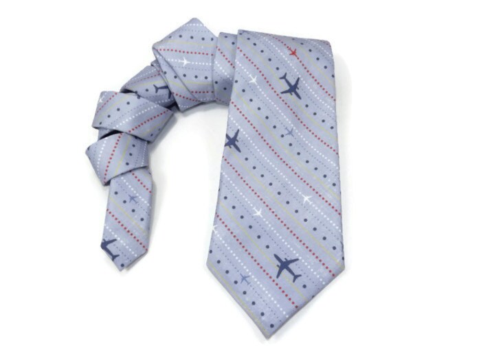 Airplane Tie Air Plane Tie Pilot Tie Air Plane Necktie - Etsy