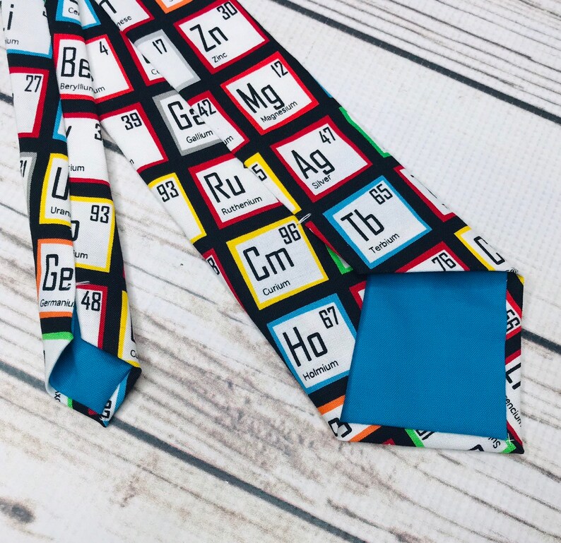 Science Tie, Periodic Table of Elements Tie, Periodic Table Tie ...