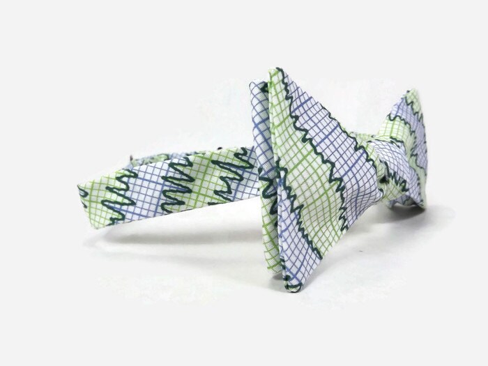 Electroencephalogram Bowtie EEG Bowtie Neurologist Bowtie | Etsy