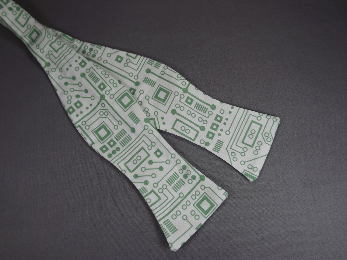 Computer Tie Programmer Bowtie Circuit Board Bowtie - Etsy