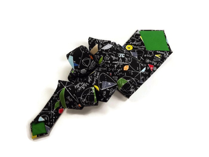 Math Tie Geometry Tie Equation Tie Math Teacher Tie Math | Etsy