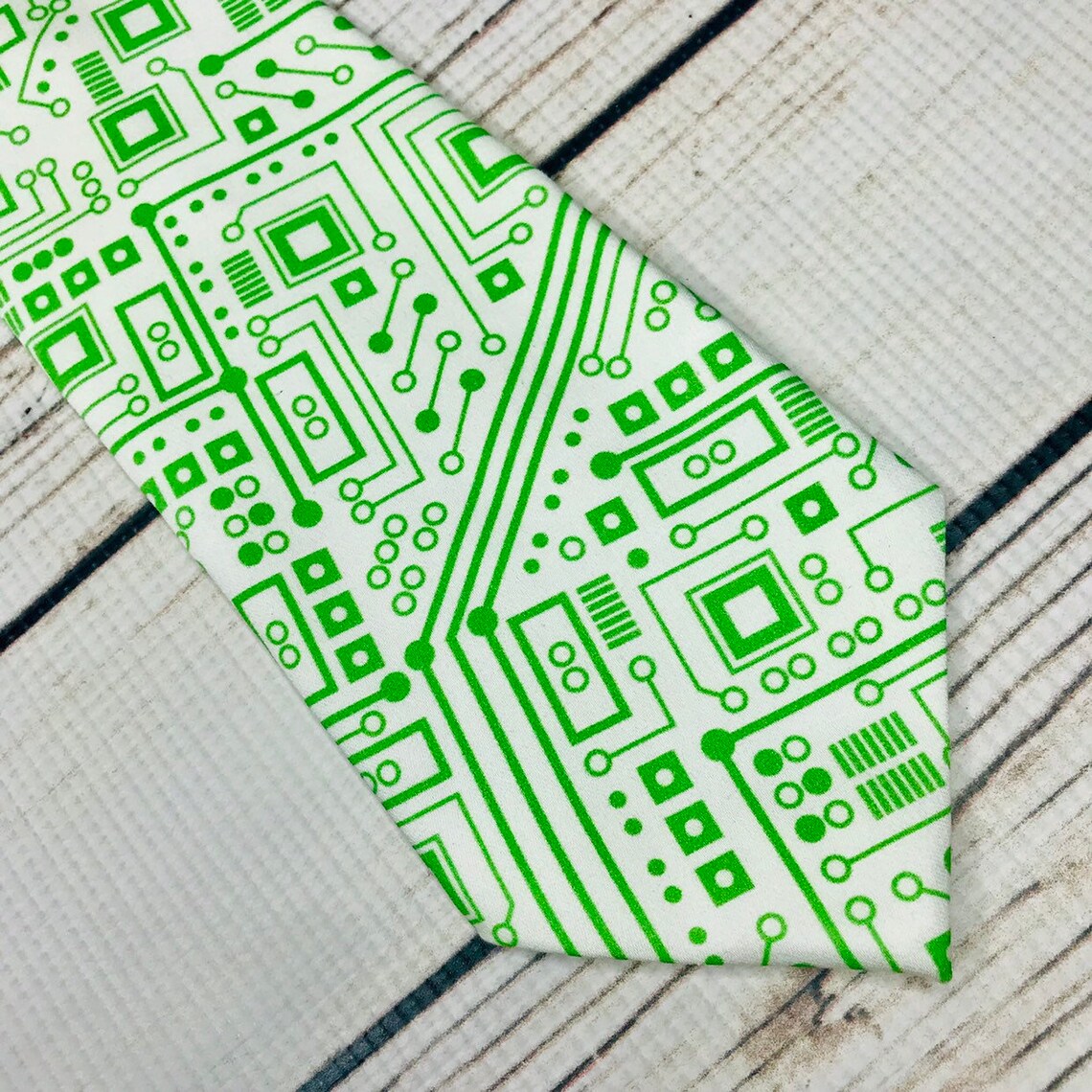 Circuit Board Tie Computer Circuits Computer Tie Geek Tie | Etsy