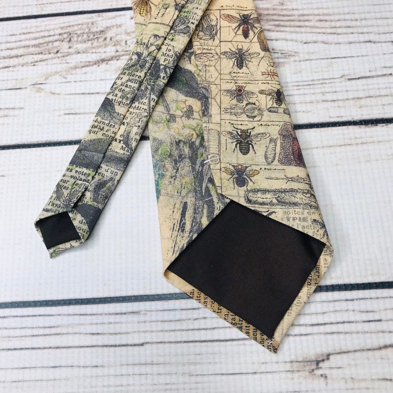 Entomology Tie Science Tie Bug Necktie Eclectic Biology - Etsy