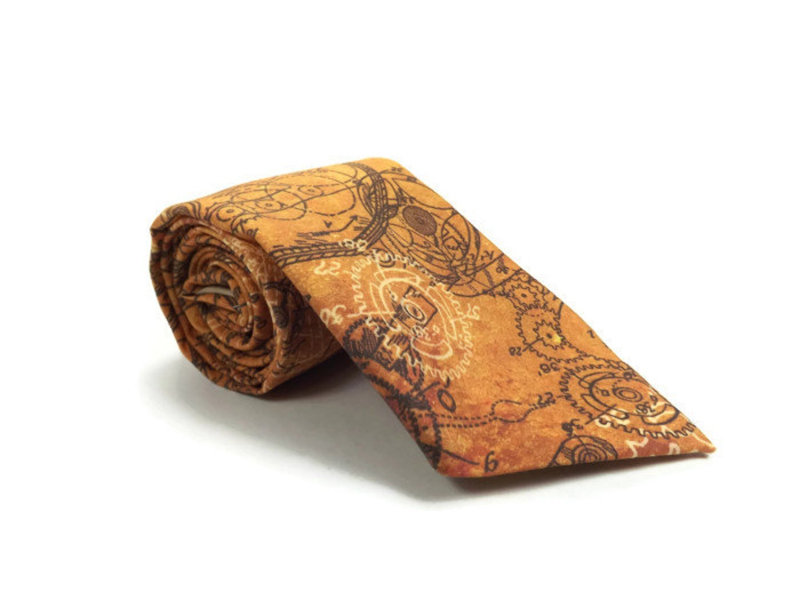 Clockwork Tie Steampunk Tie Steampunk Gears Cogs Clockwork - Etsy