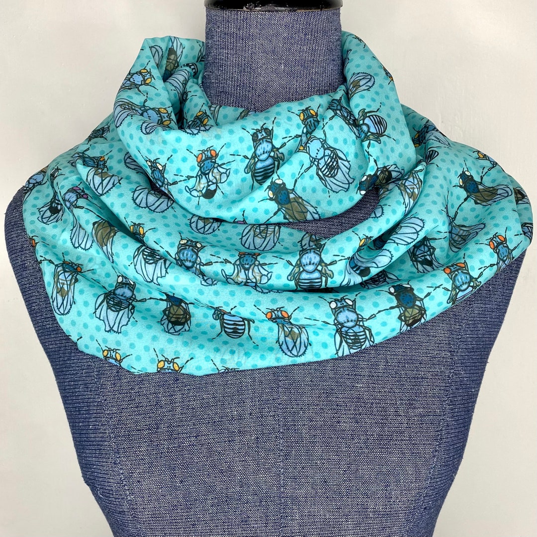 Drosophila Scarf, Fruit Fly Accessory, Genetics Scarf, Fly Lab ...