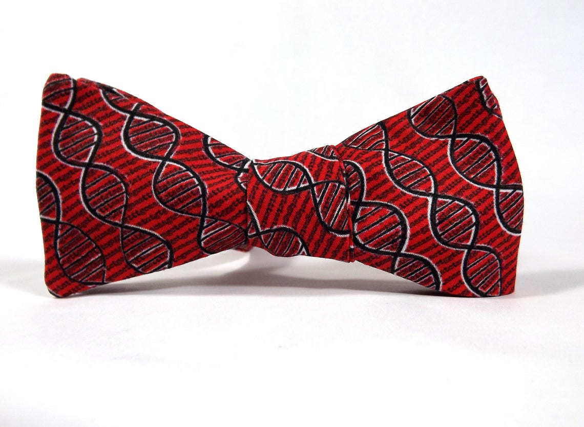 DNA Bowtie, Science Bowtie, Double Helix Bowtie, DNA Base Sequence ...
