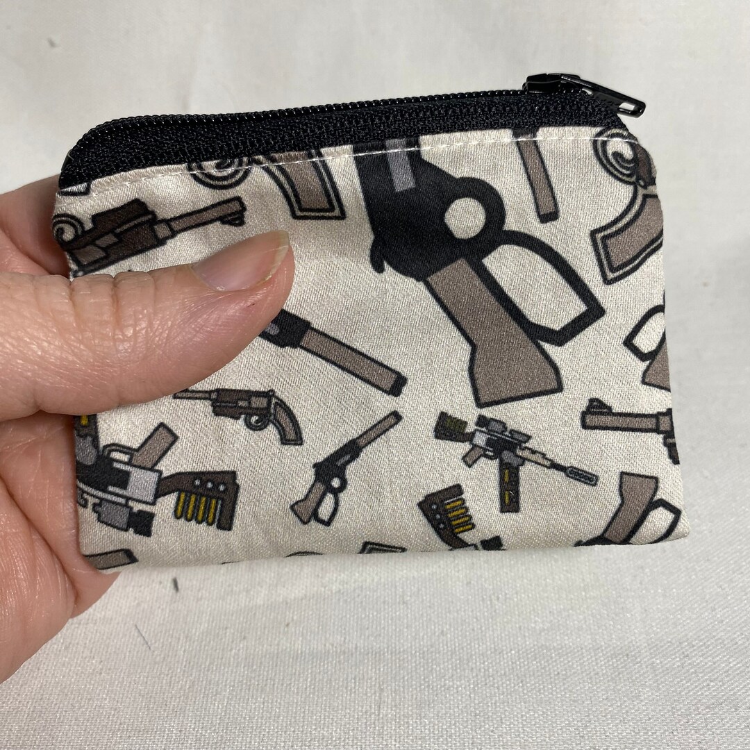 Gun Wallet, Shotgun Money Bag, Rifle Coin Purse, Machine Gun Zipper ...