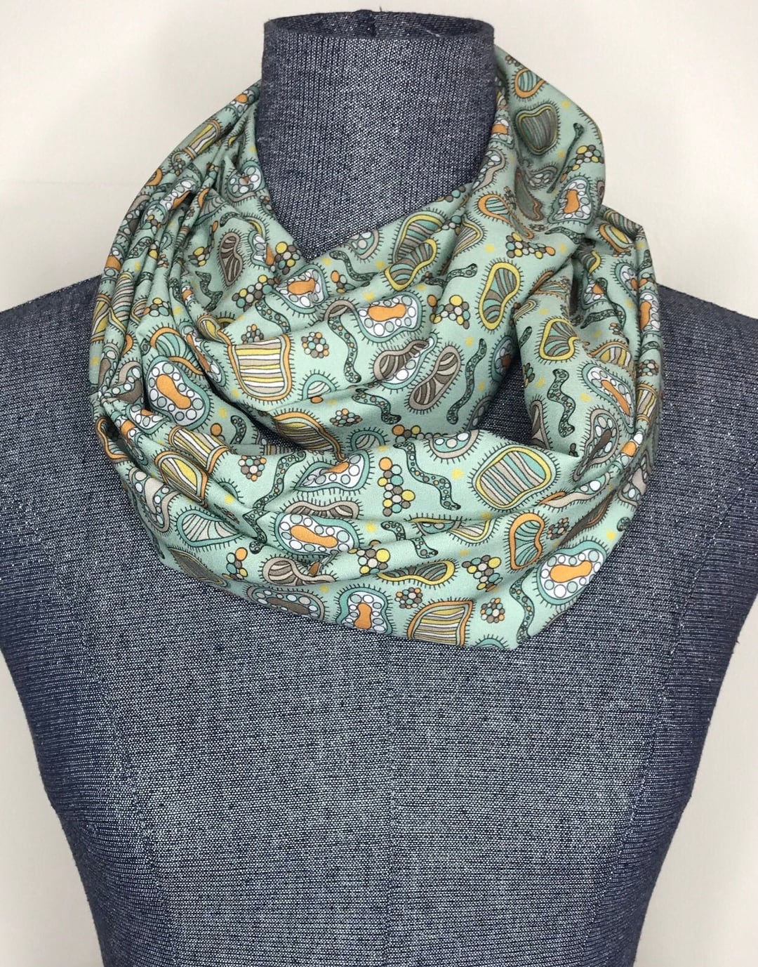 Microorganism Scarf, Science Teacher Gifts, Microbiology Gifts ...