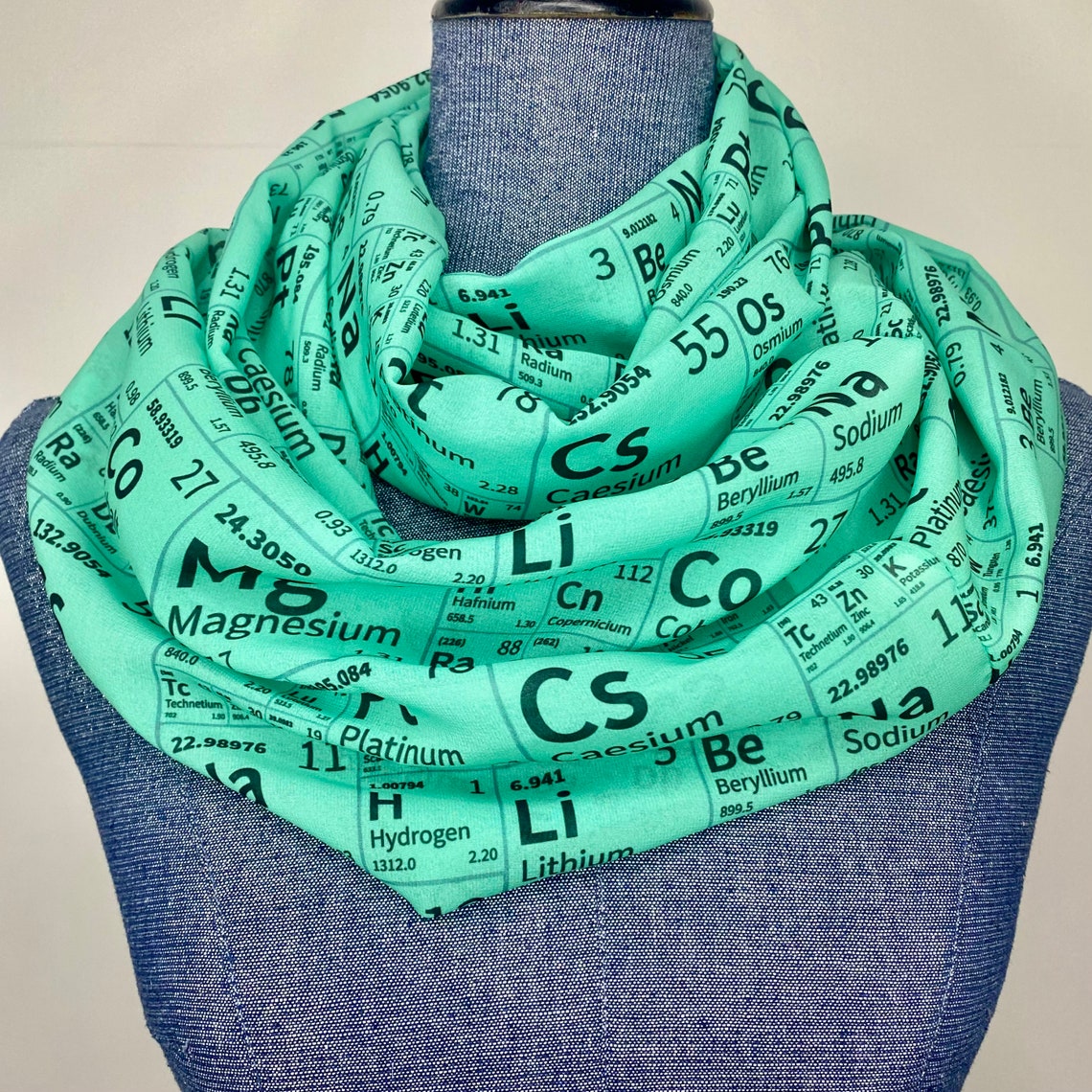 Periodic Table of Elements Scarf Chiffon Scarf Science Gift - Etsy