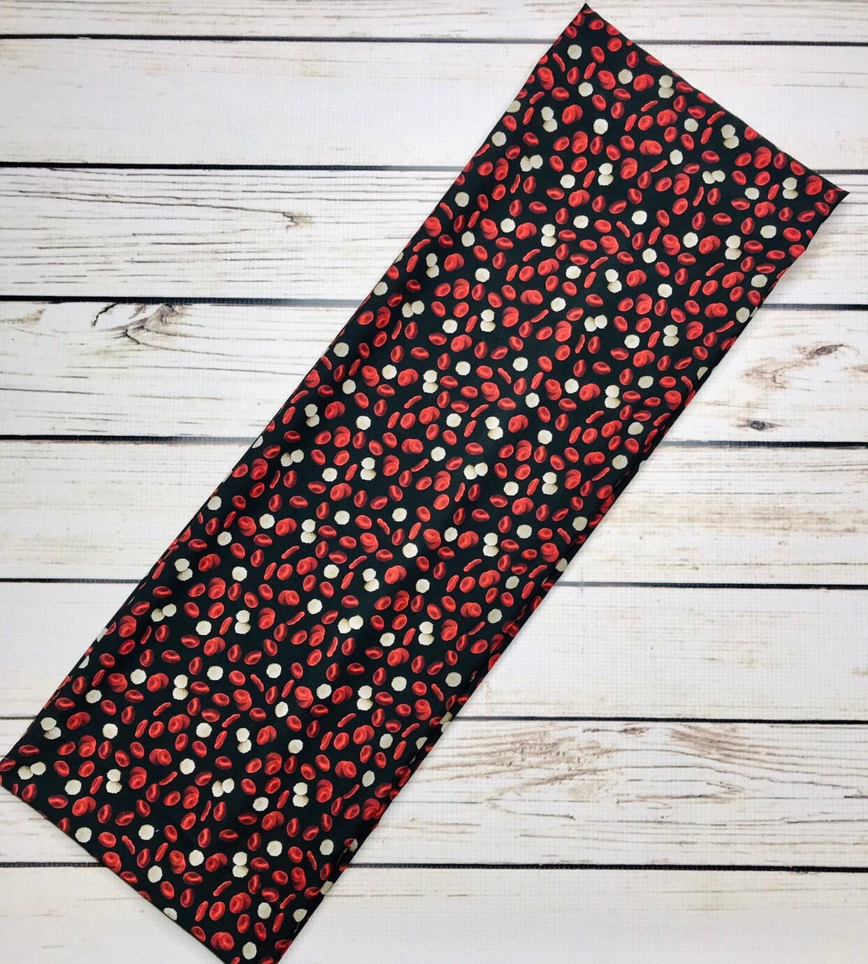 Red and White Blood Cells Scarf, Chiffon Infinity Scarf, Hematology ...