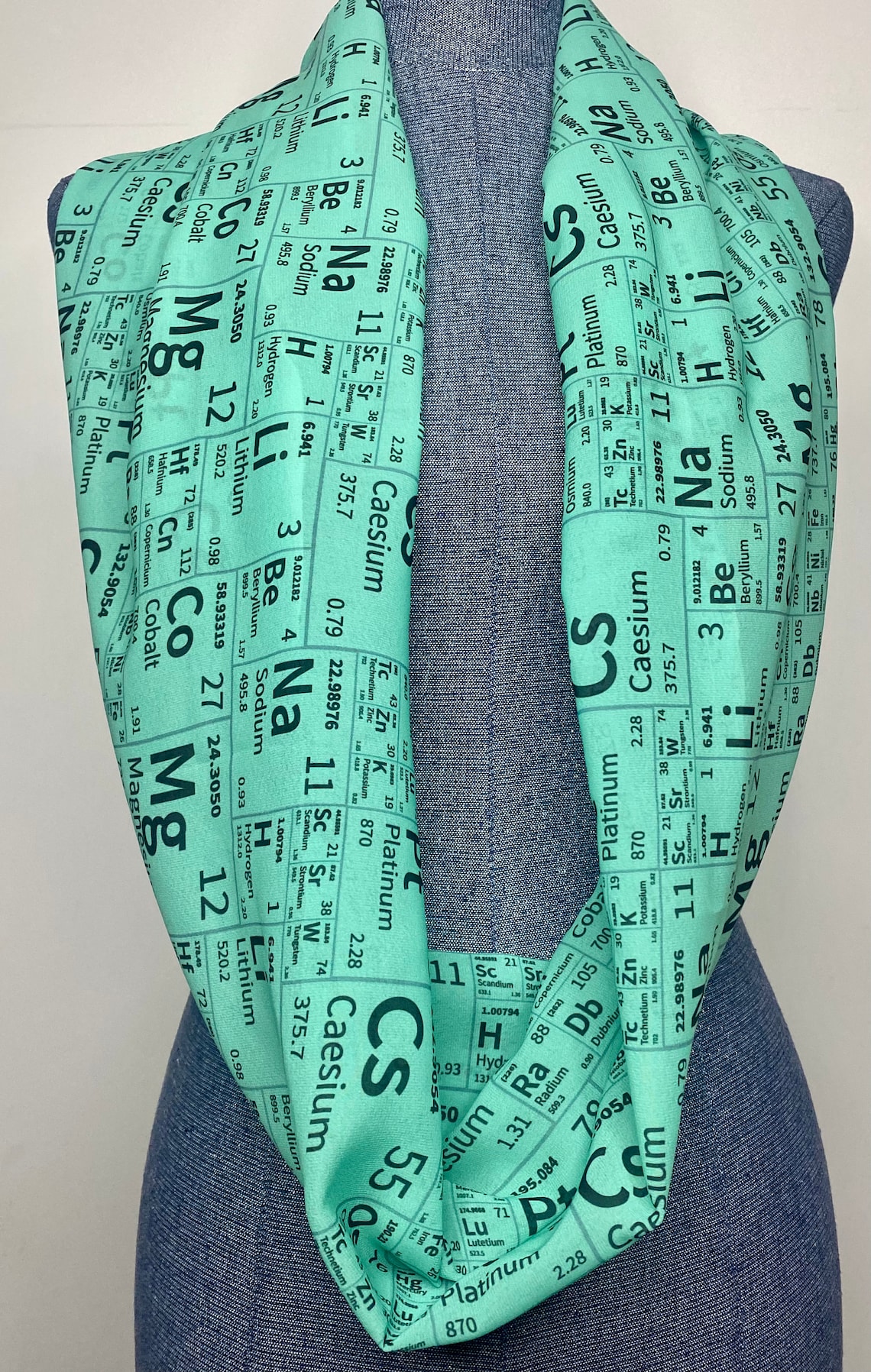 Periodic Table of Elements Scarf Chiffon Scarf Science Gift - Etsy