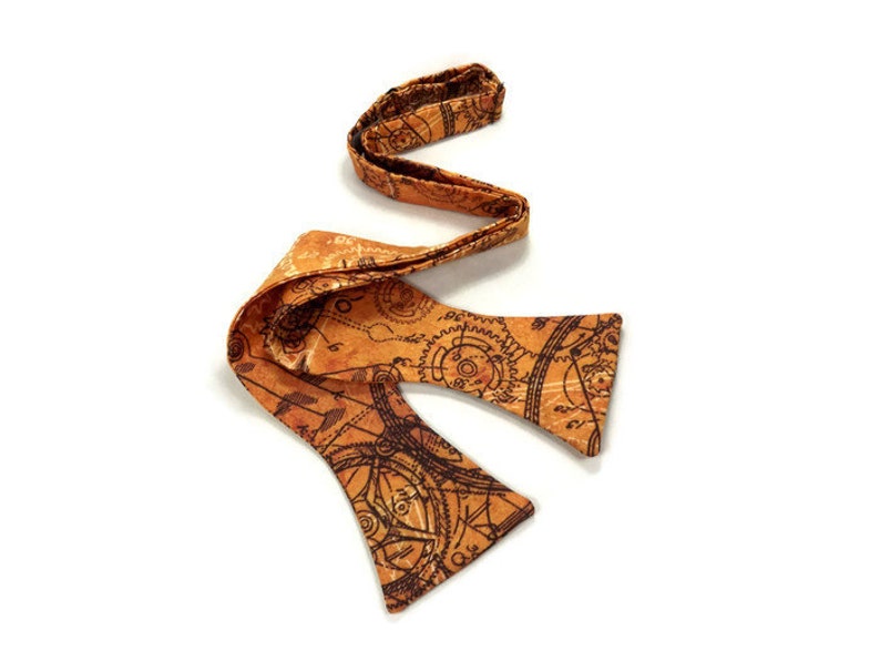 Clockwork Bowtie Steampunk Bowtie Clockwork Gears - Etsy