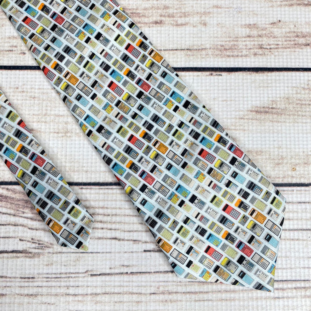 Calculator Tie Math Tie Math Teacher Tie Mathematics Tie - Etsy