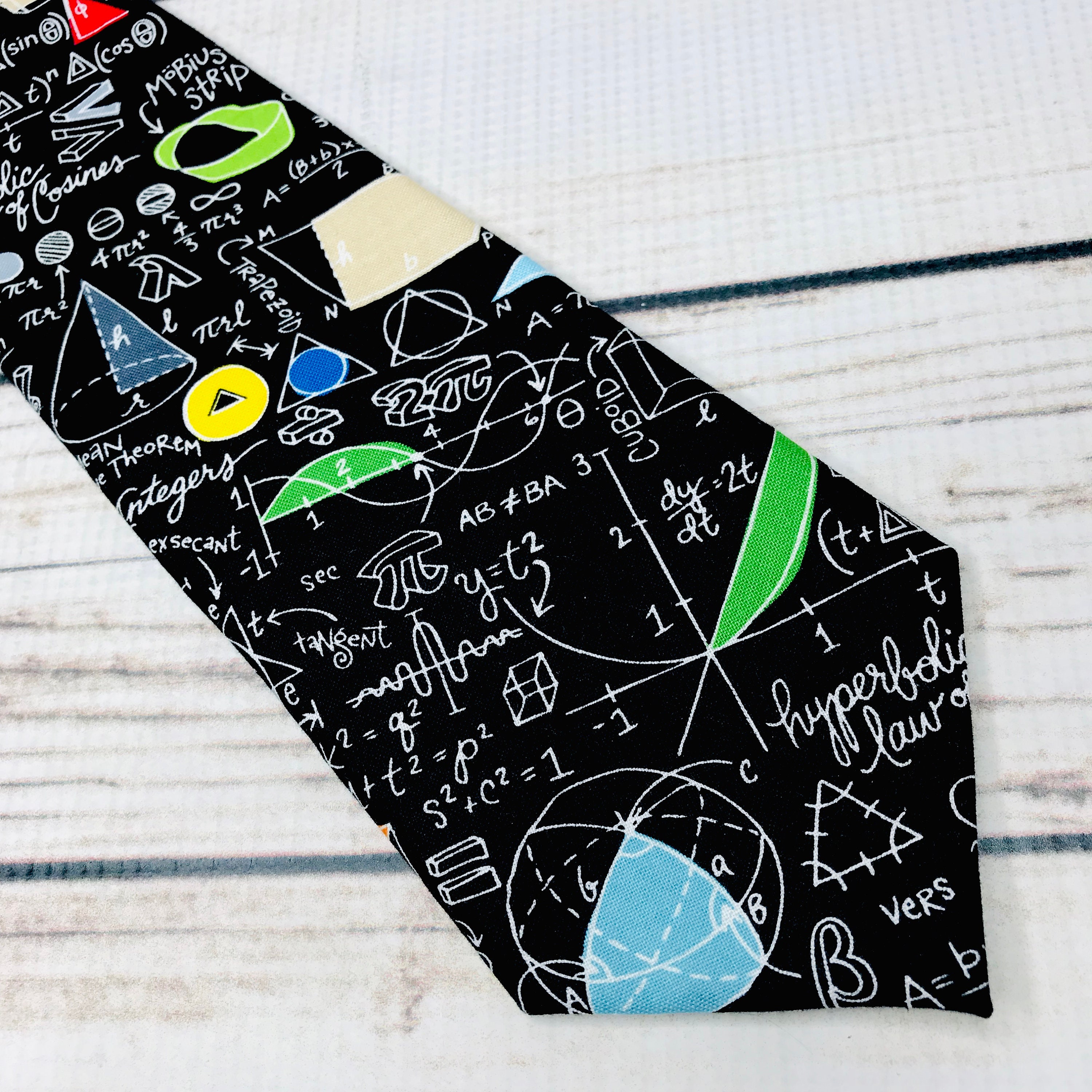 Math Tie Geometry Tie Equation Tie Math Teacher Tie Math | Etsy