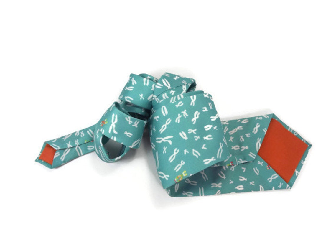 Chromosome Tie, DNA Tie, Genetics Tie, Biology Tie, Chemistry Tie ...