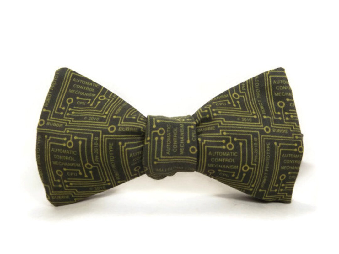 CPU Bowtie Computer Bowtie Circuit Board Bowtie Programmer - Etsy