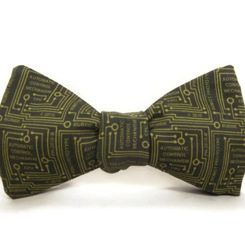 Computer Tie Programmer Bowtie Circuit Board Bowtie - Etsy