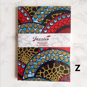 A5 African Print, Ankara Print, Printed Notebooks, Stationary, Jotter ...