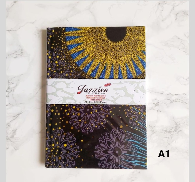 A5 African Print, Ankara Print, Printed Notebooks, Stationary, Jotter ...