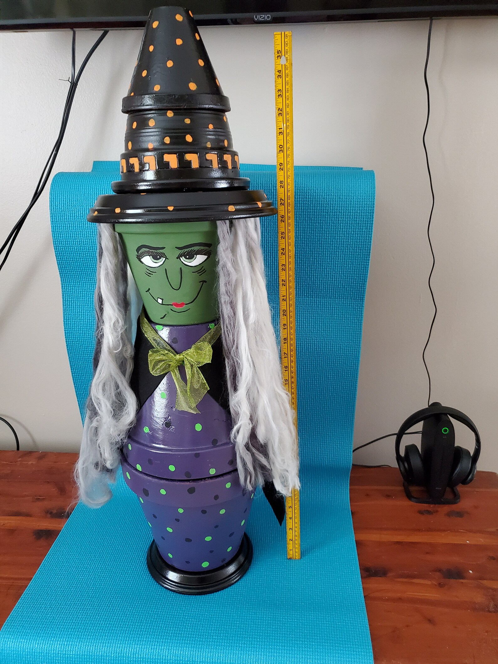 Terracotta Witch 42 Tall/Clay Pot People | Etsy