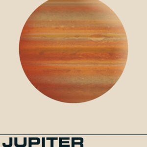 Jupiter Art Print | Space Poster | Galaxy Art | Lunar Print | Celestial ...