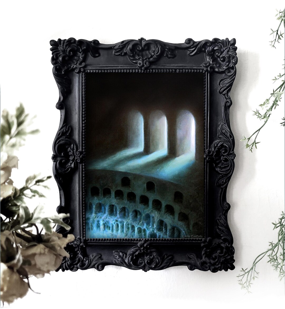 Dark Colosseum Catacombs Doors of Reflection Dark Tower Art Surreal ...