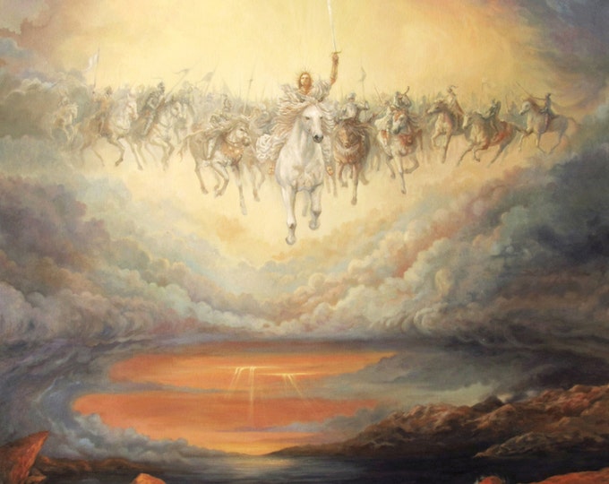 Revelation Behold a White Horse Limited Edition Giclee 12x16 Christian ...