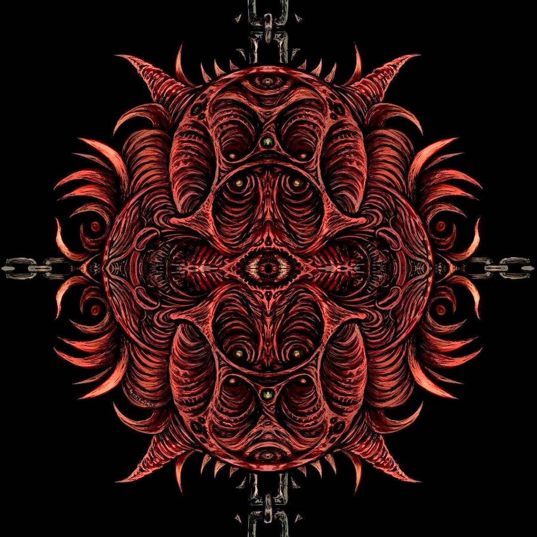 Evil Eye Dark Art Print: Gothic Surreal Horror Poster (6x6) - Etsy