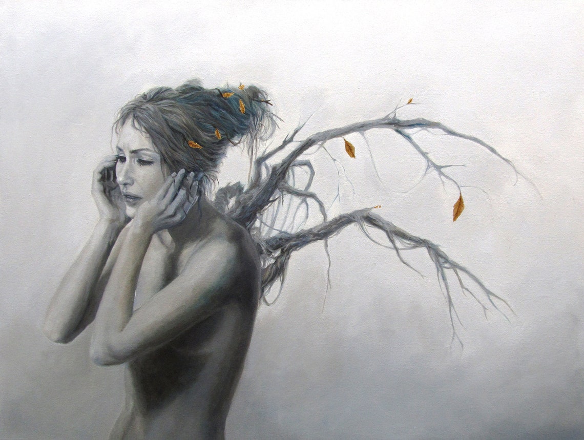 Withering Print Art 8x10 Painting Reproduction Fantasy Mother Nature ...