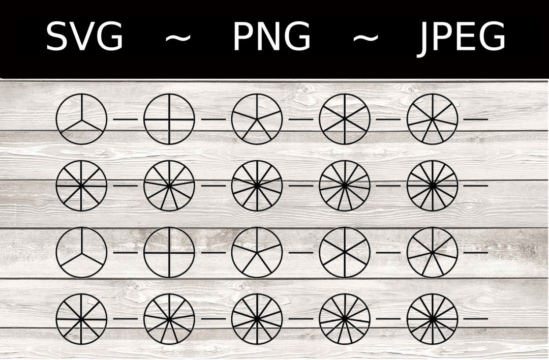 Tracing Mat - FRACTIONS - SVG - Homeschool - Cutting File - DIY - Etsy