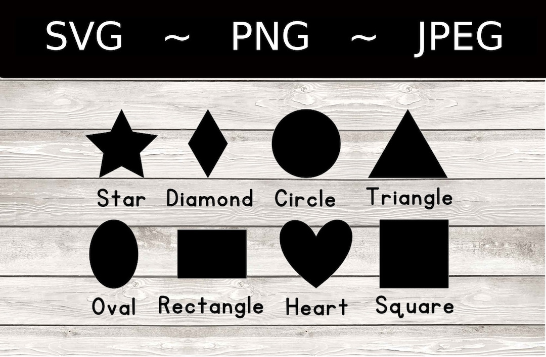 Tracing Mat - SHAPES - SVG - Homeschool - Cutting File - DIY - Etsy