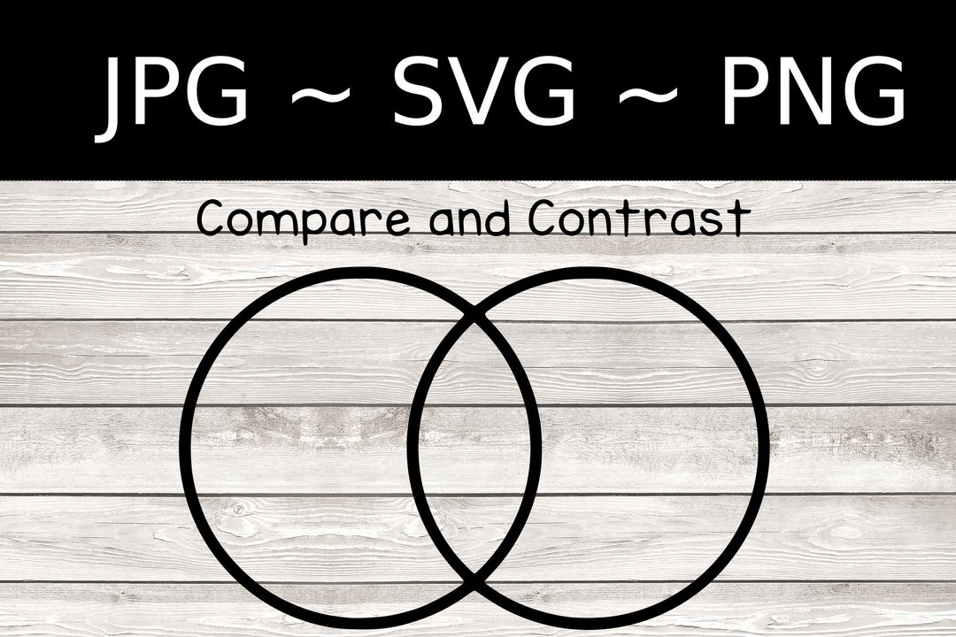 Tracing Mat - Compare and Contrast - SVG - Homeschool - Cutting File ...