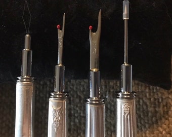 Seam Ripper With Pewter Floral Handle - Etsy