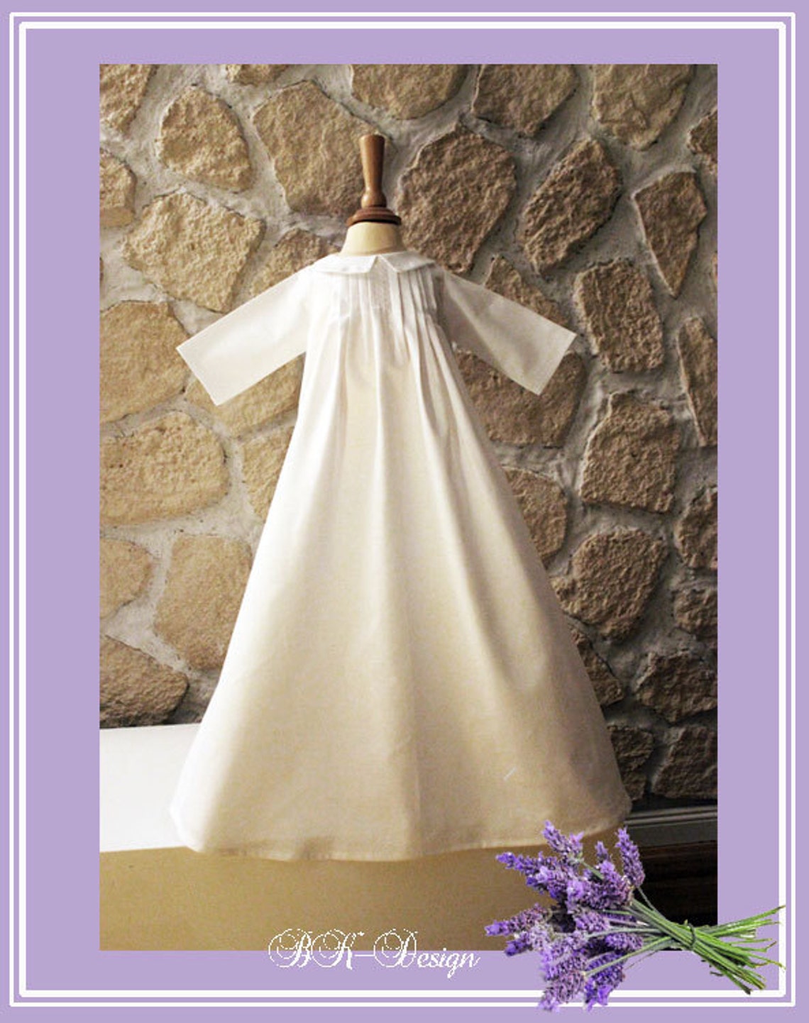 CHRISTENING GOWN PROVENCE | Etsy