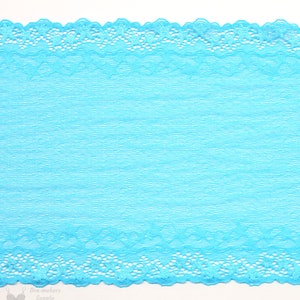 Nine Inch Turquoise Blue Star Stretch Lace - Etsy