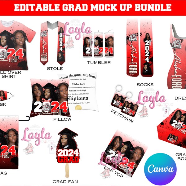 Graduation Mock up Template - Etsy