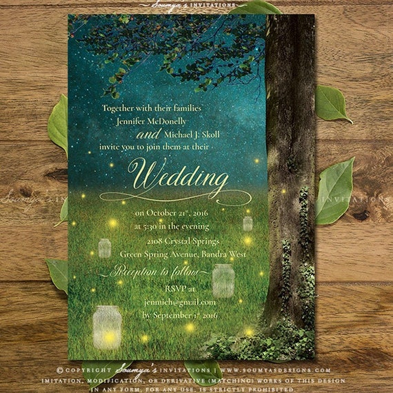 Enchanted Forest Wedding Invitations
