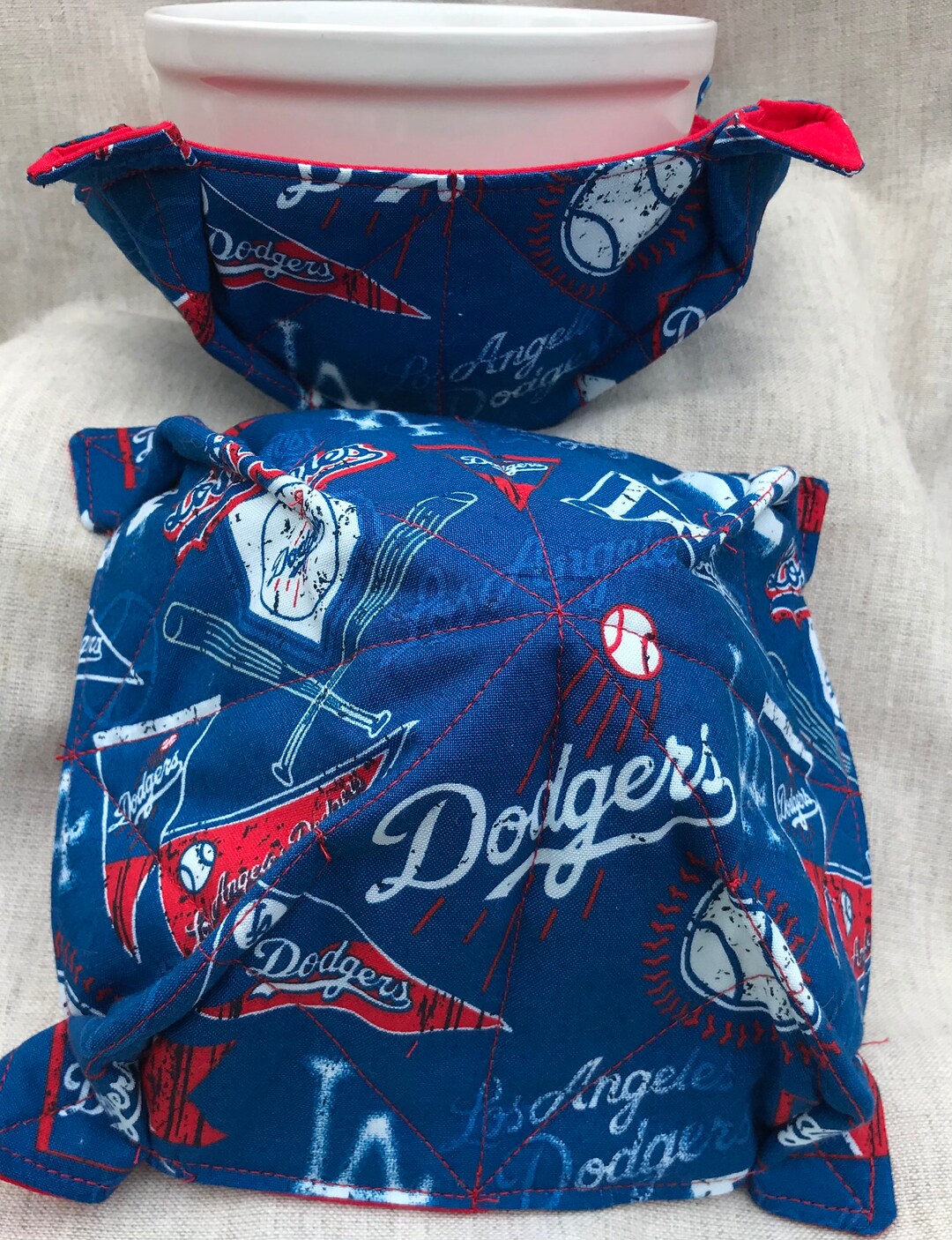 LA Dodgers MLB Food Bowl Cozy/ Microwavable - Etsy
