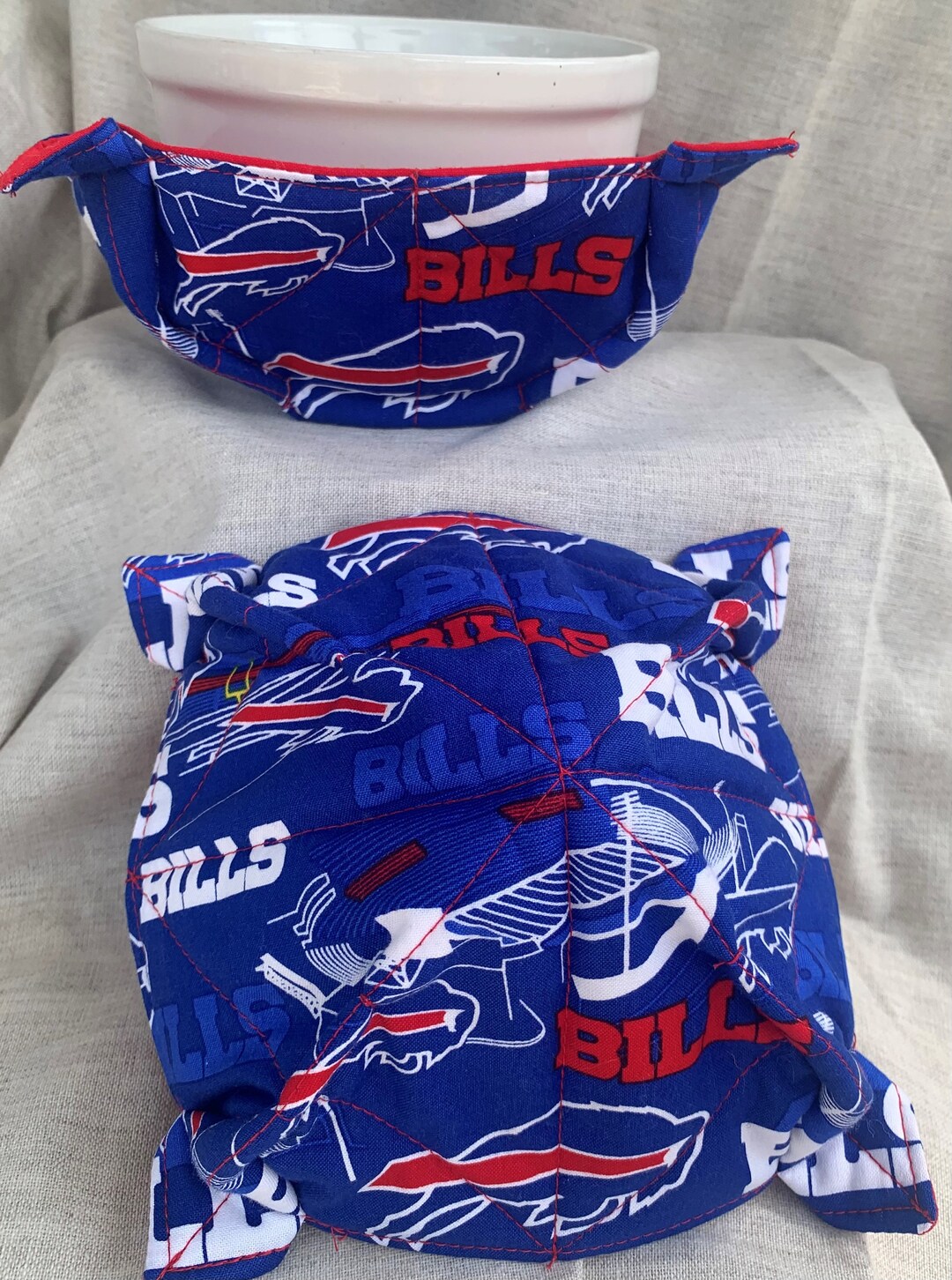 Buffalo Bills / Food Bowl Cozy/ Microwavable - Etsy