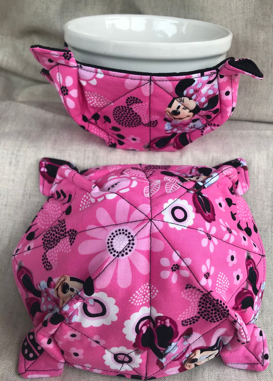 Minnie Mouse / Food Bowl Cozy/ Microwavable - Etsy