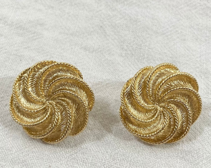Oversized Napier Clip Earrings, Signed Designer Vintage - Etsy