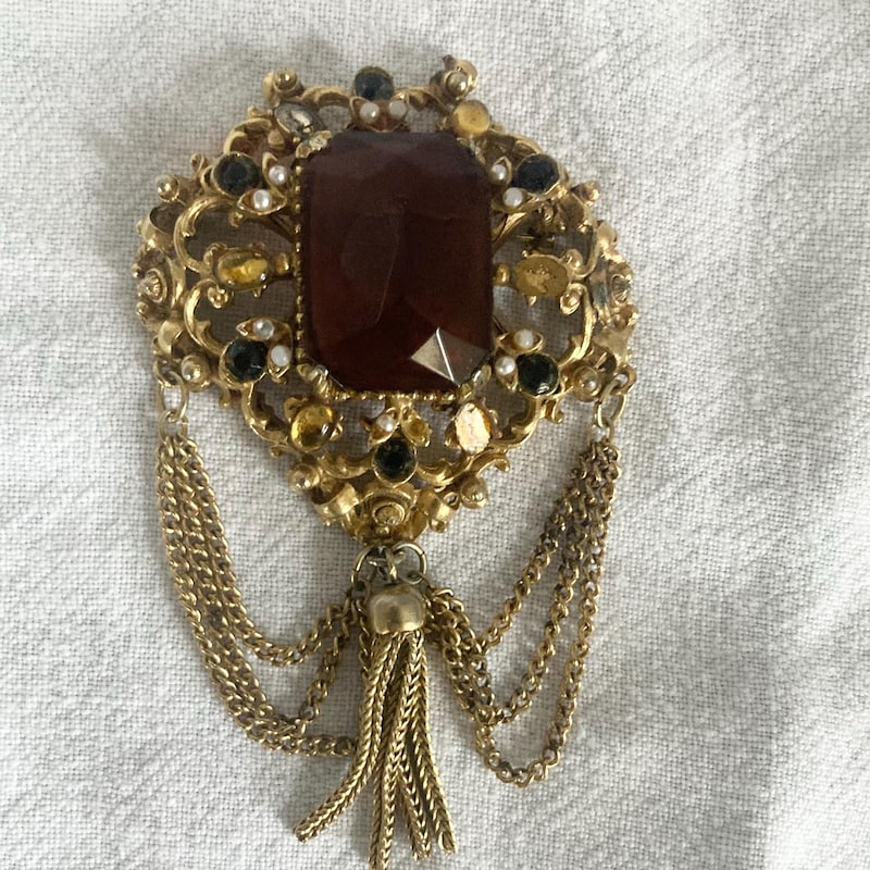 Genuine Topaz Brooches - Etsy