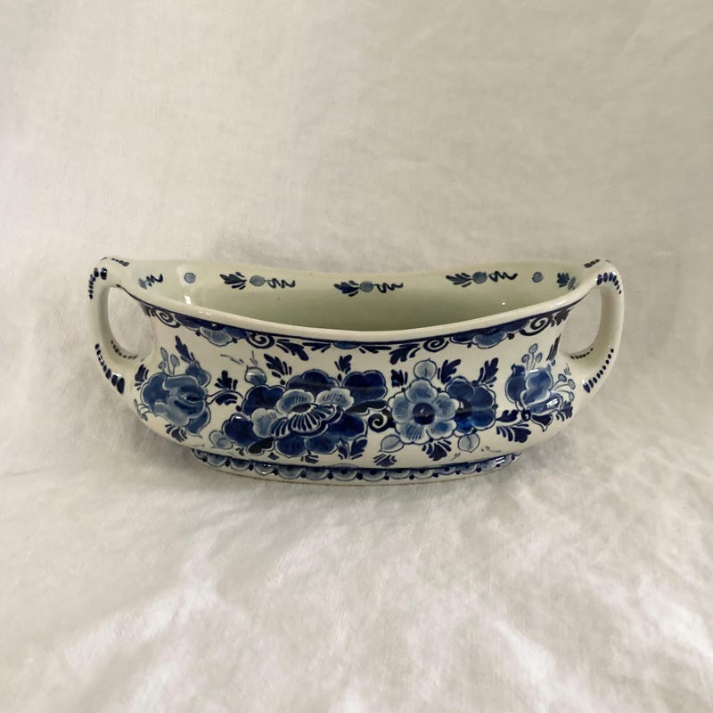 Delft Blue Planter - Etsy
