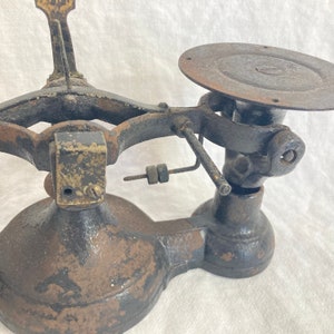 Cast Iron Antique Balance Scale, Small Table Top - Etsy