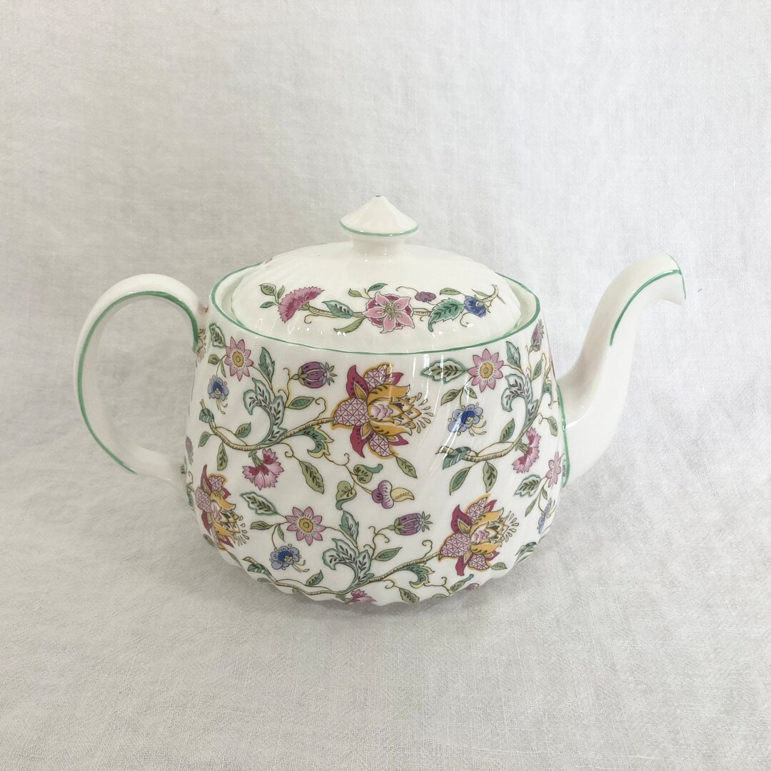 Minton Teapot, Haddon Hall English Chintz Pattern - Etsy