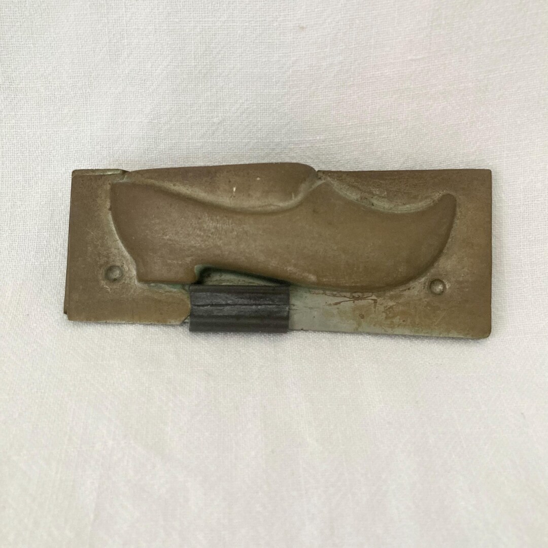Vintage Chocolate Candy Mold Dutch Clog, Christmas Shoe, Solid Nickel ...
