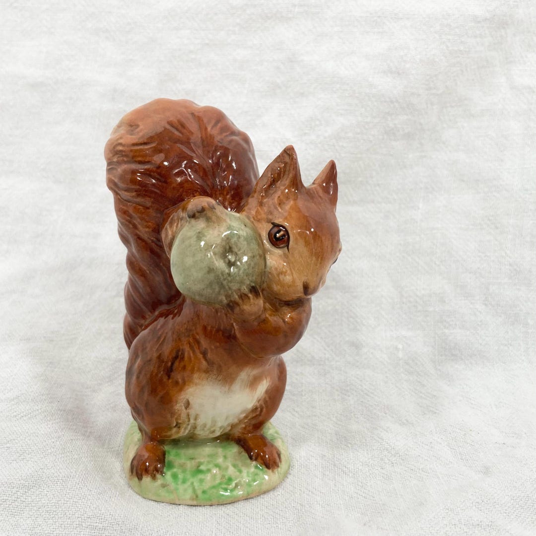 Beatrix Potter Beswick Pottery Figurine, Squirrel Nutkin, Old Coloring ...