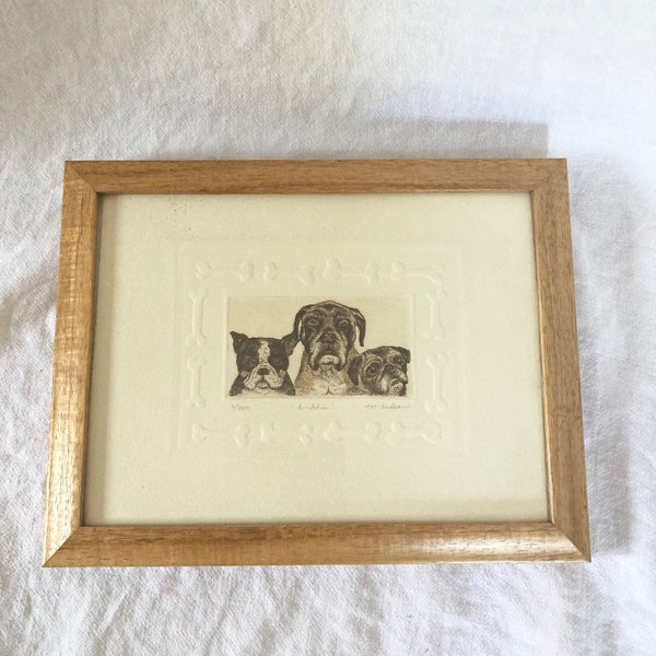Dog Etching - Etsy