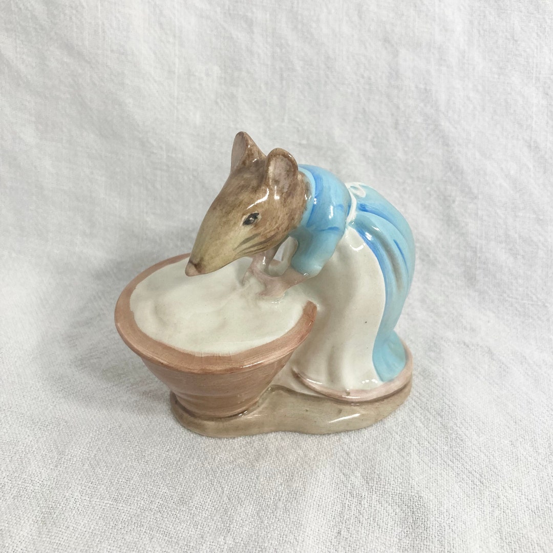 Bp2a Beatrix Potter Beswick Pottery Figurine, Anna Maria, Peter Rabbit ...